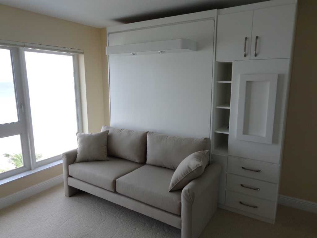 Bed Over Sofa - Murphy Bed USA - Custom Murphy Beds